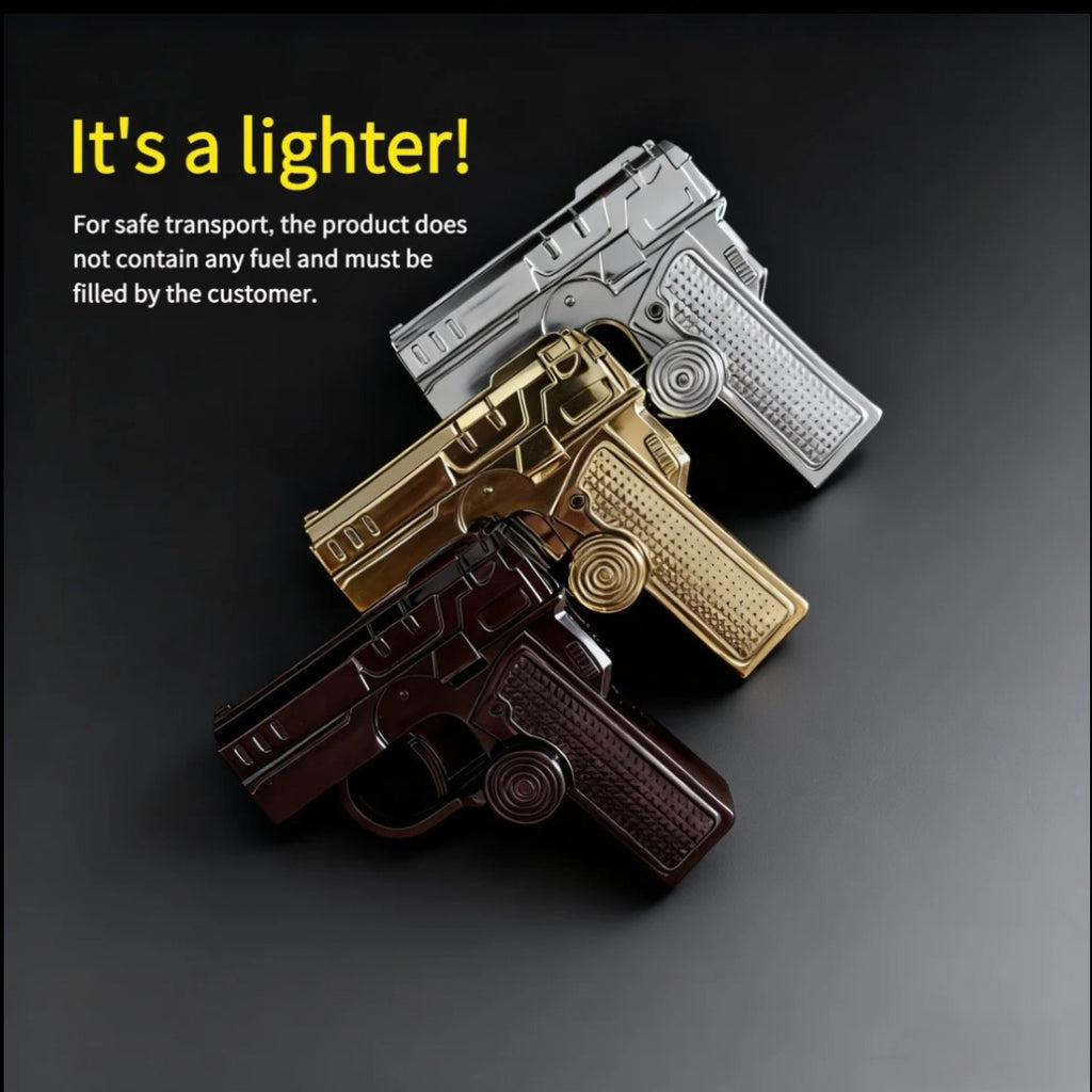5-in-1 Multi-Function Gyro Lighter – Windproof, Refillable, Cool Spinn ...